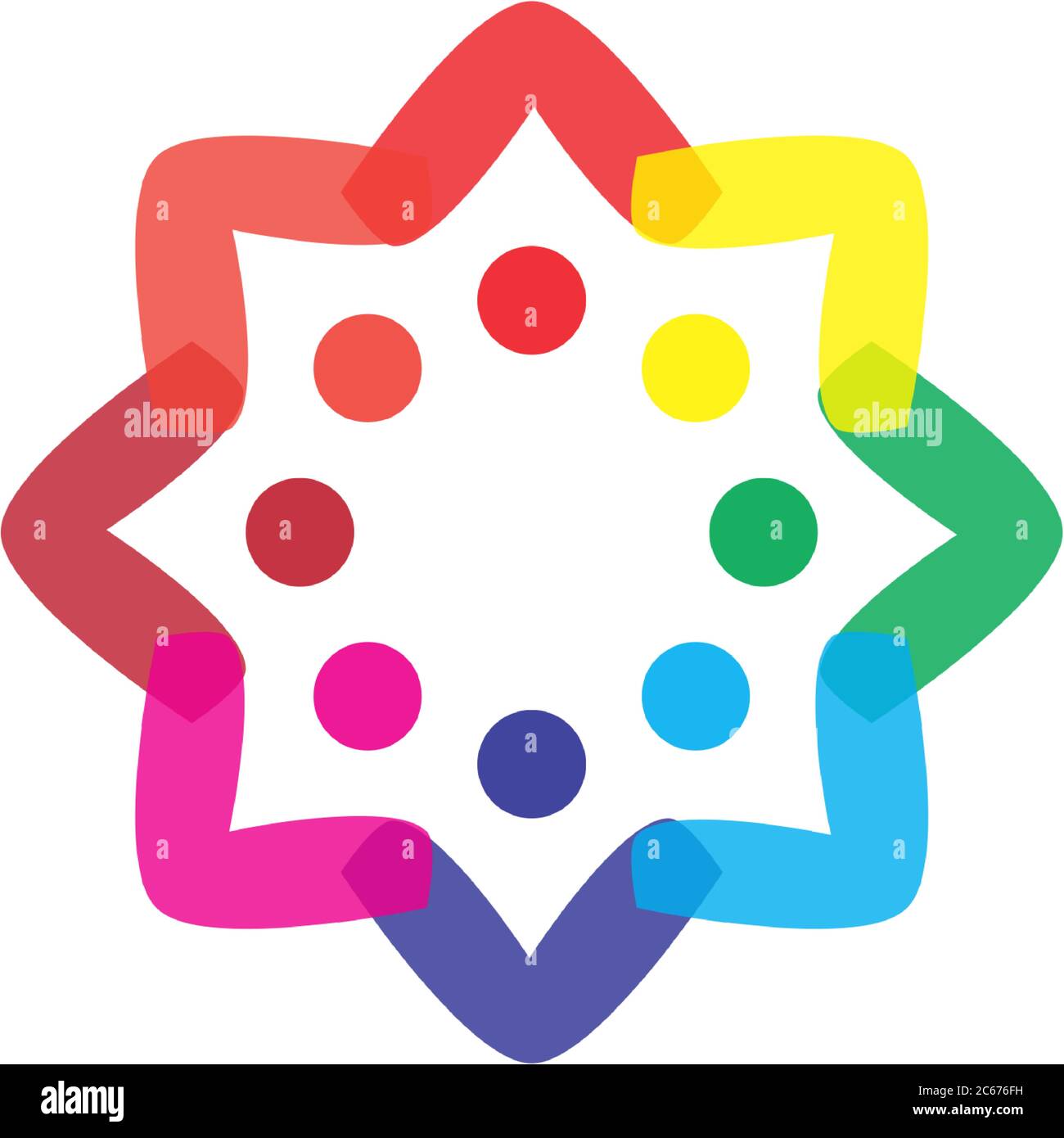 social logo vector illustration. designed to show togetherness ...