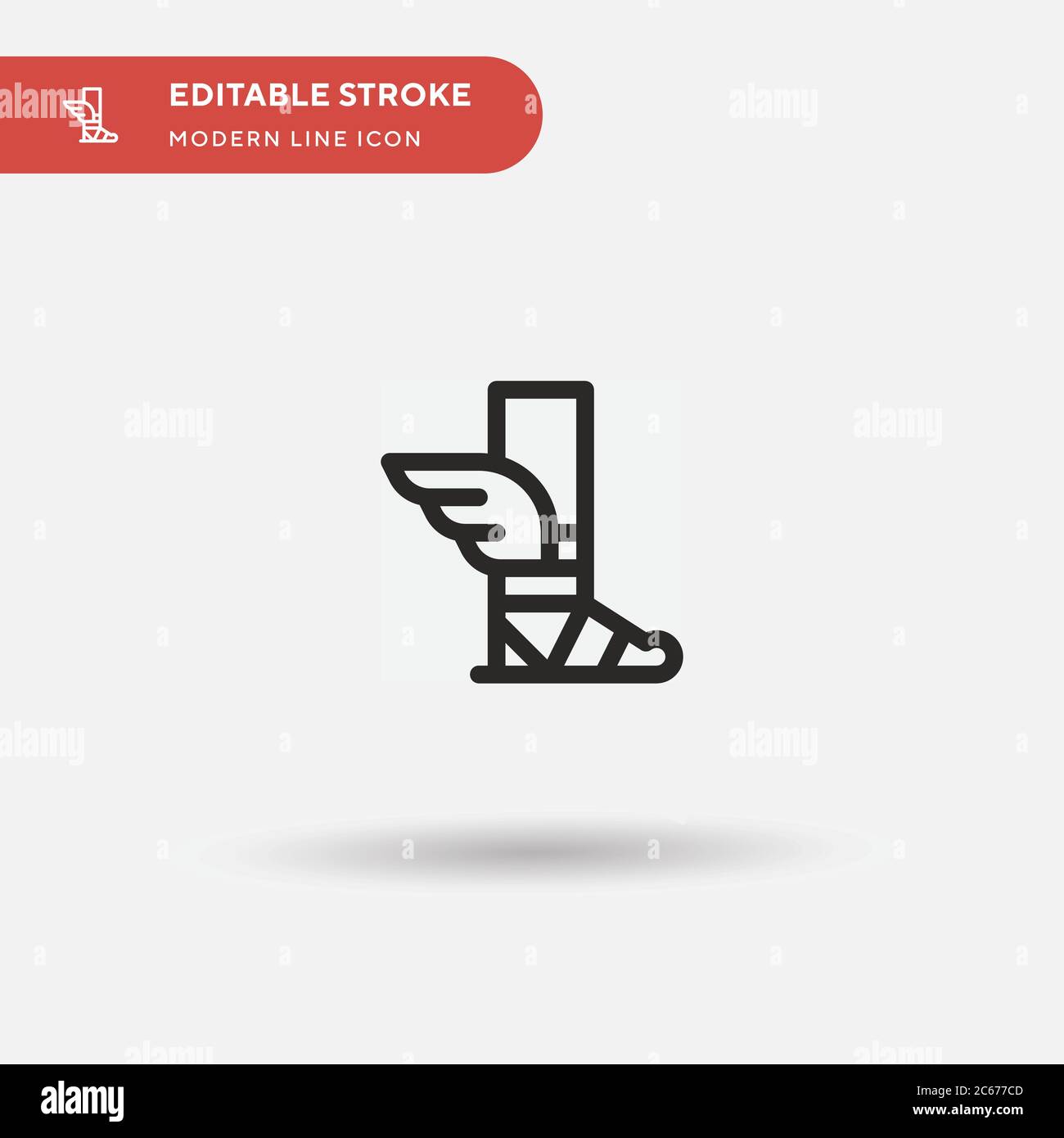 Hermes Simple vector icon. Illustration symbol design template for web ...