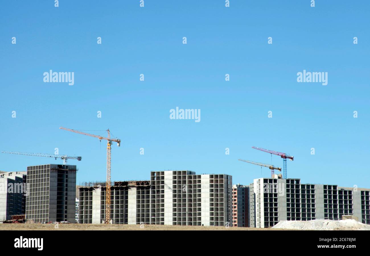 Construction site and development in the city Stock Photo - Alamy