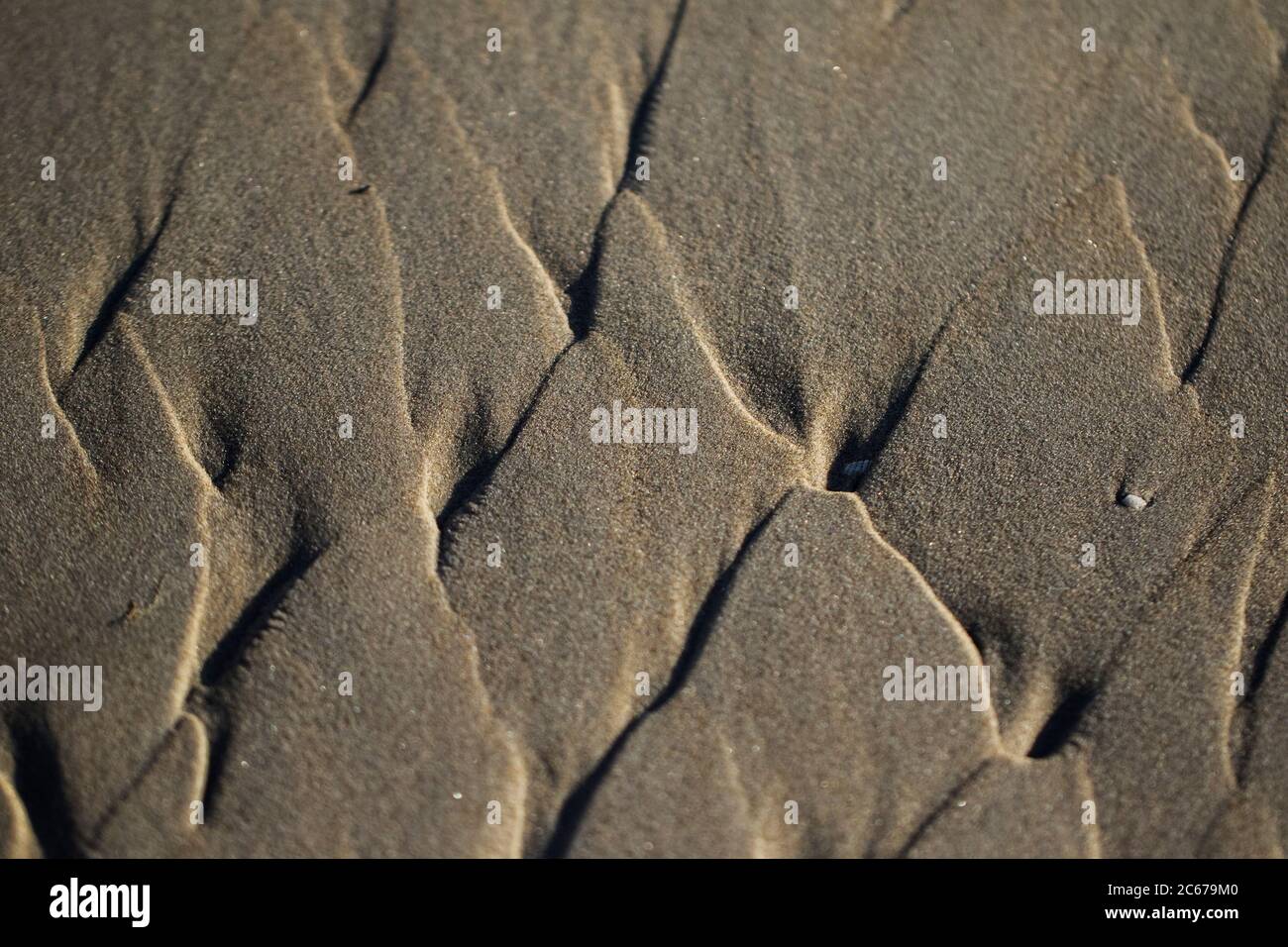 Sand structures at the beach Stock Photo - Alamy