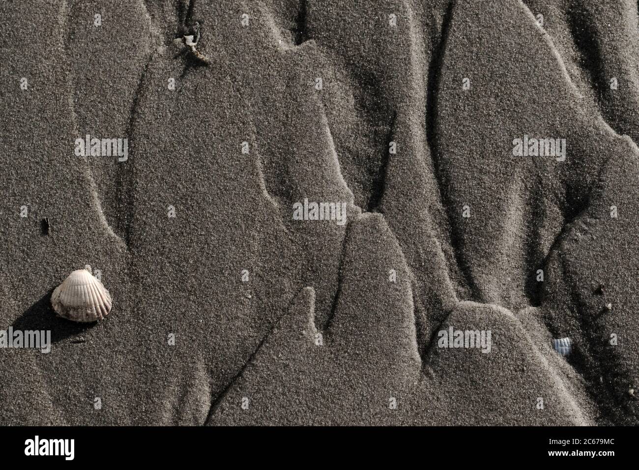 Sand structures at the beach Stock Photo - Alamy