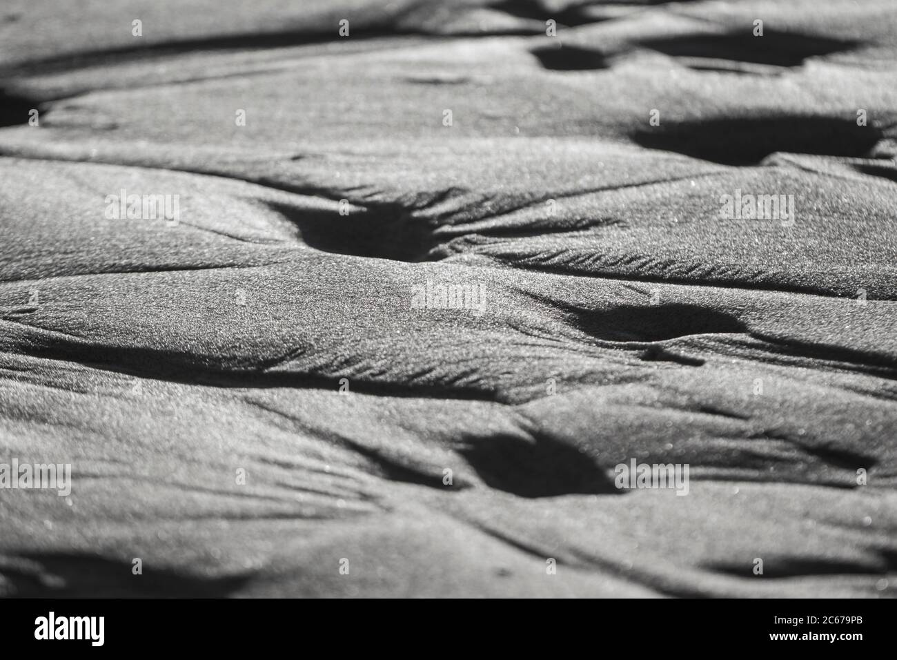 Sand structures at the beach Stock Photo - Alamy