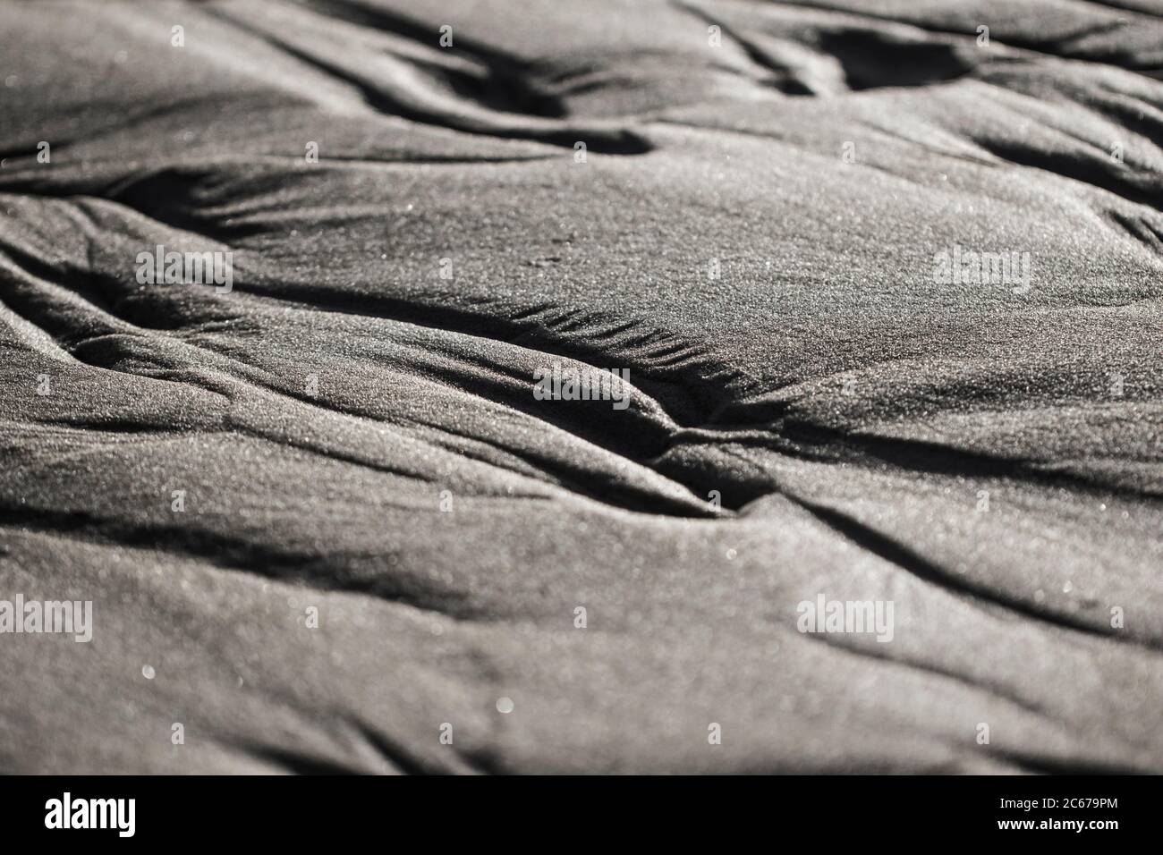 Sand structures at the beach Stock Photo - Alamy