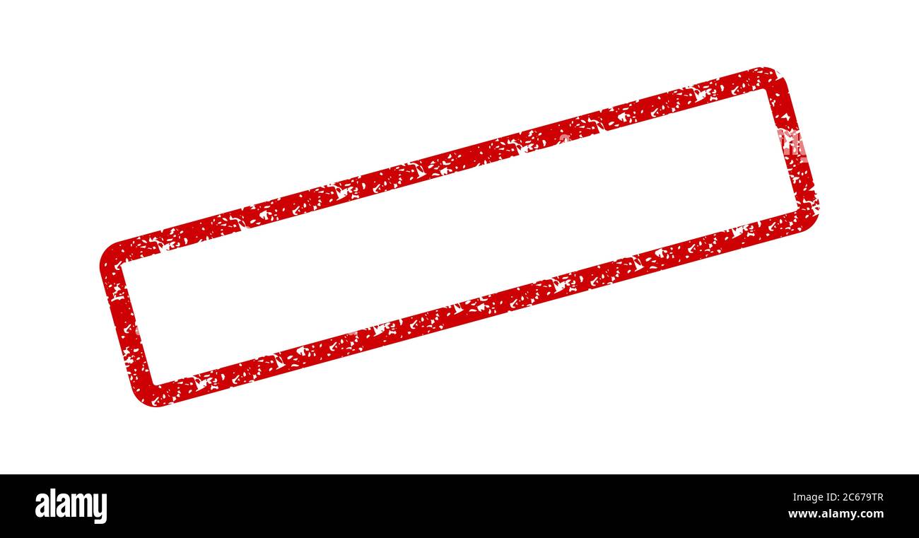 Red frame isloated on white background, blank empty symbol Stock Vector ...