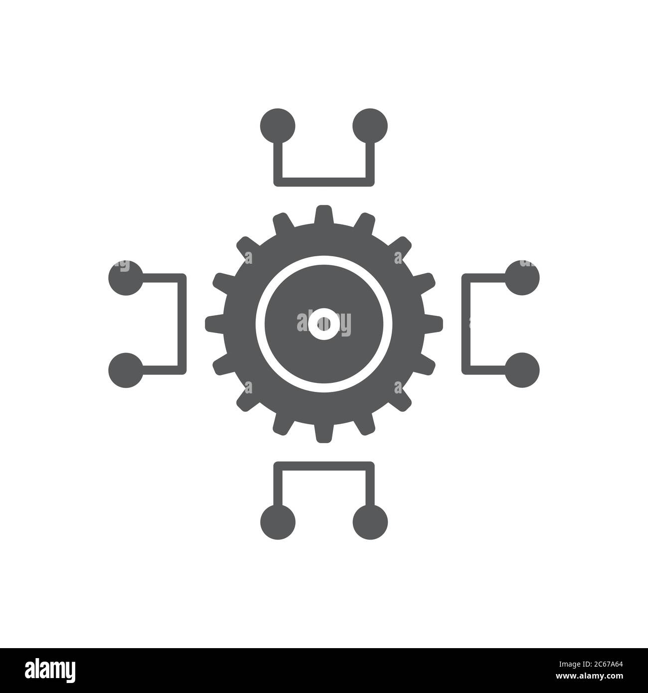 Work flow vector icon symbol isolated on white background Stock Vector ...