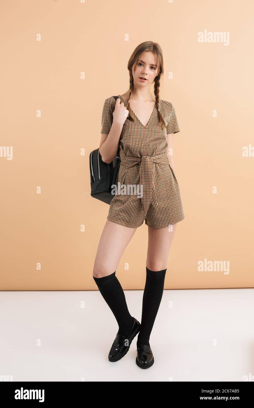 Long black socks hi-res stock photography and images - Alamy