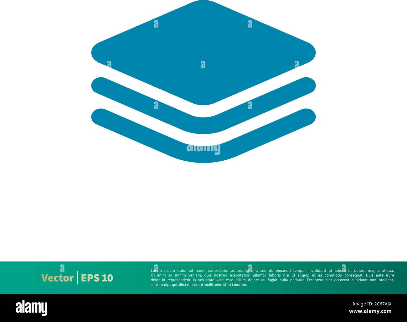 Data Storage Essential Icon Vector Logo Template Illustration Design ...