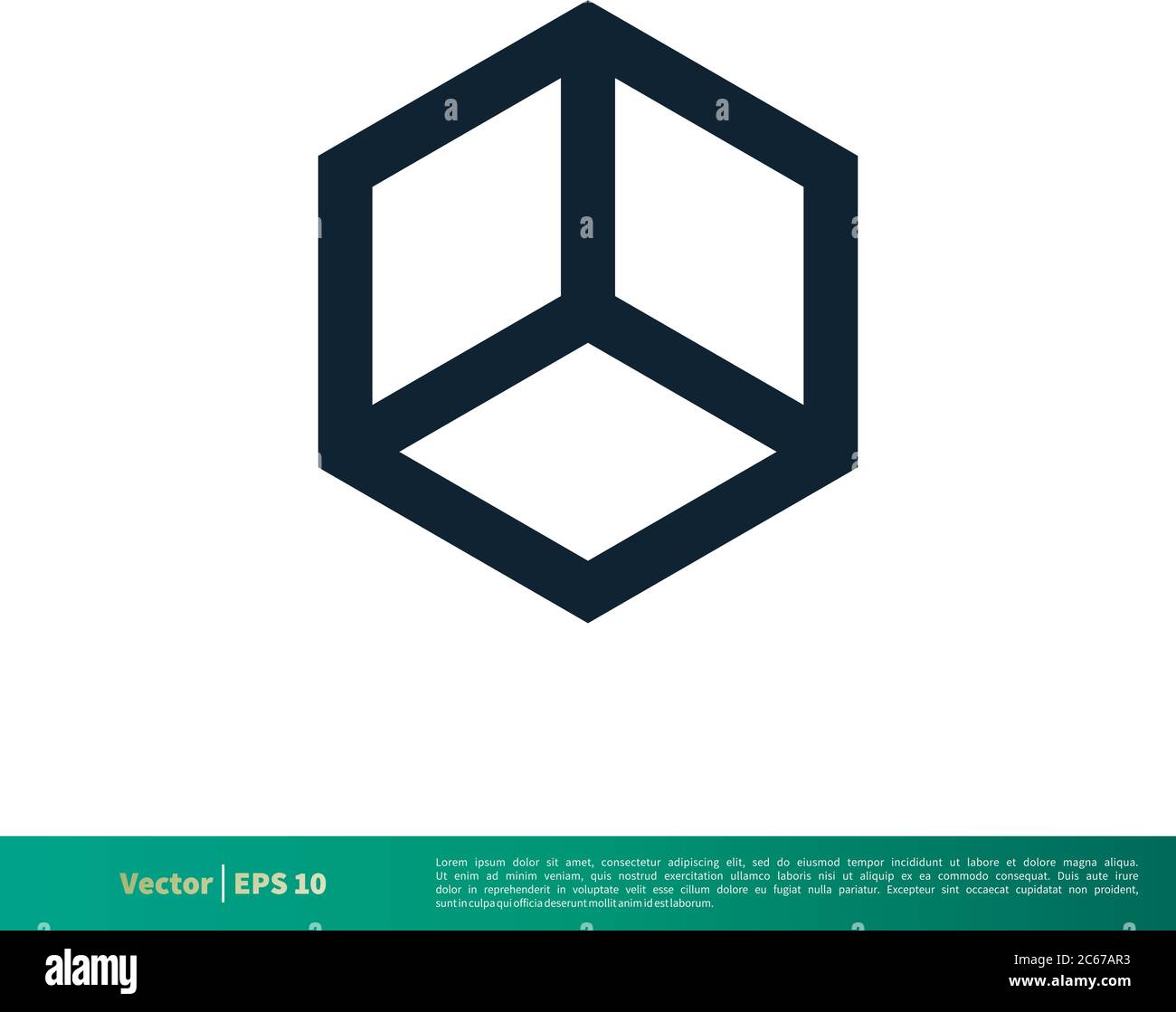 Cube Icon Vector Logo Template Illustration Design. Editable Vector EPS ...