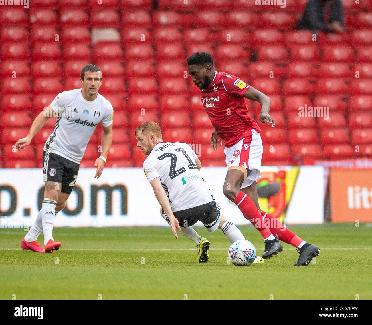 City Ground, Nottinghamshire, Midlands, UK. 7th July, 2020. English ...