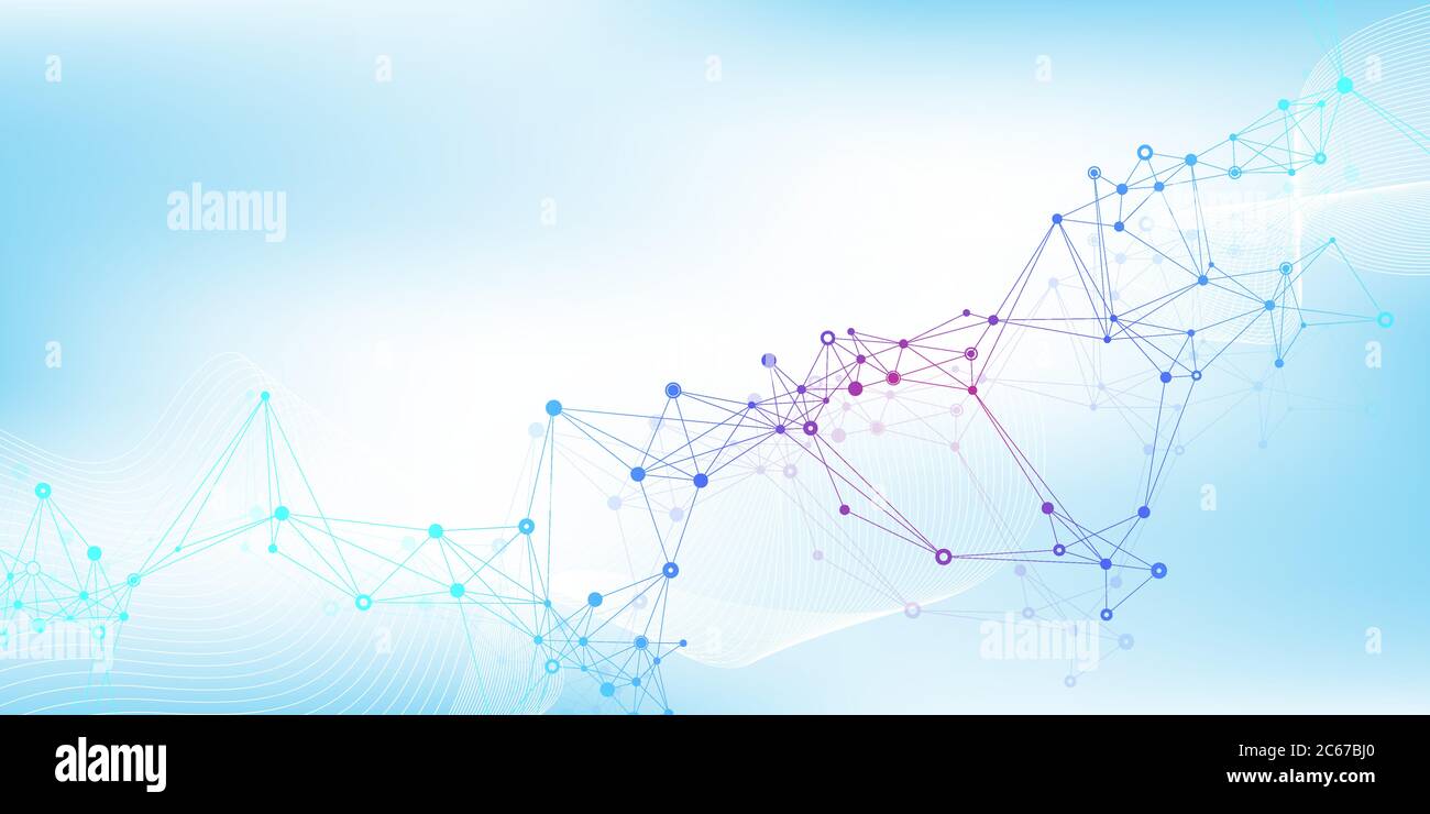 Big Genomic Data Visualization. DNA helix, DNA strand, DNA Test. CRISPR ...