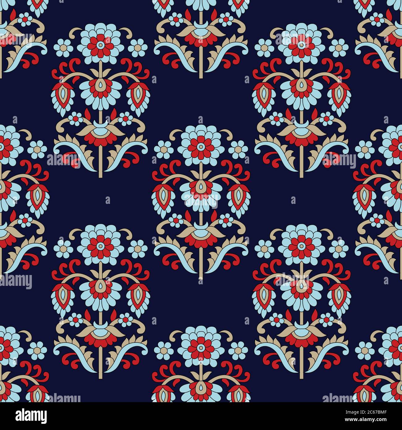 Geometric flower pattern hi-res stock photography and images - Alamy