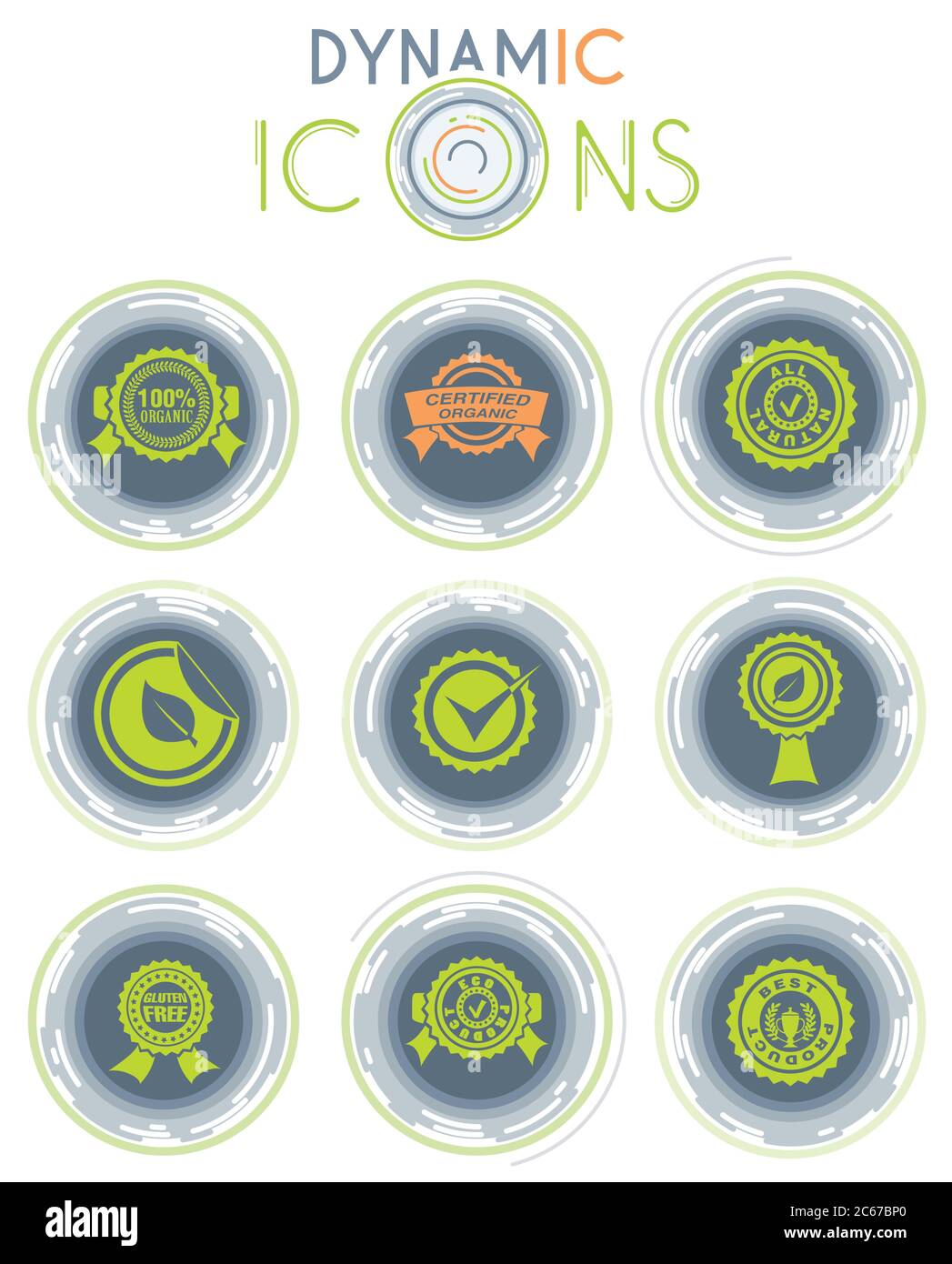 Seals dynamic icons Stock Vector Image & Art - Alamy