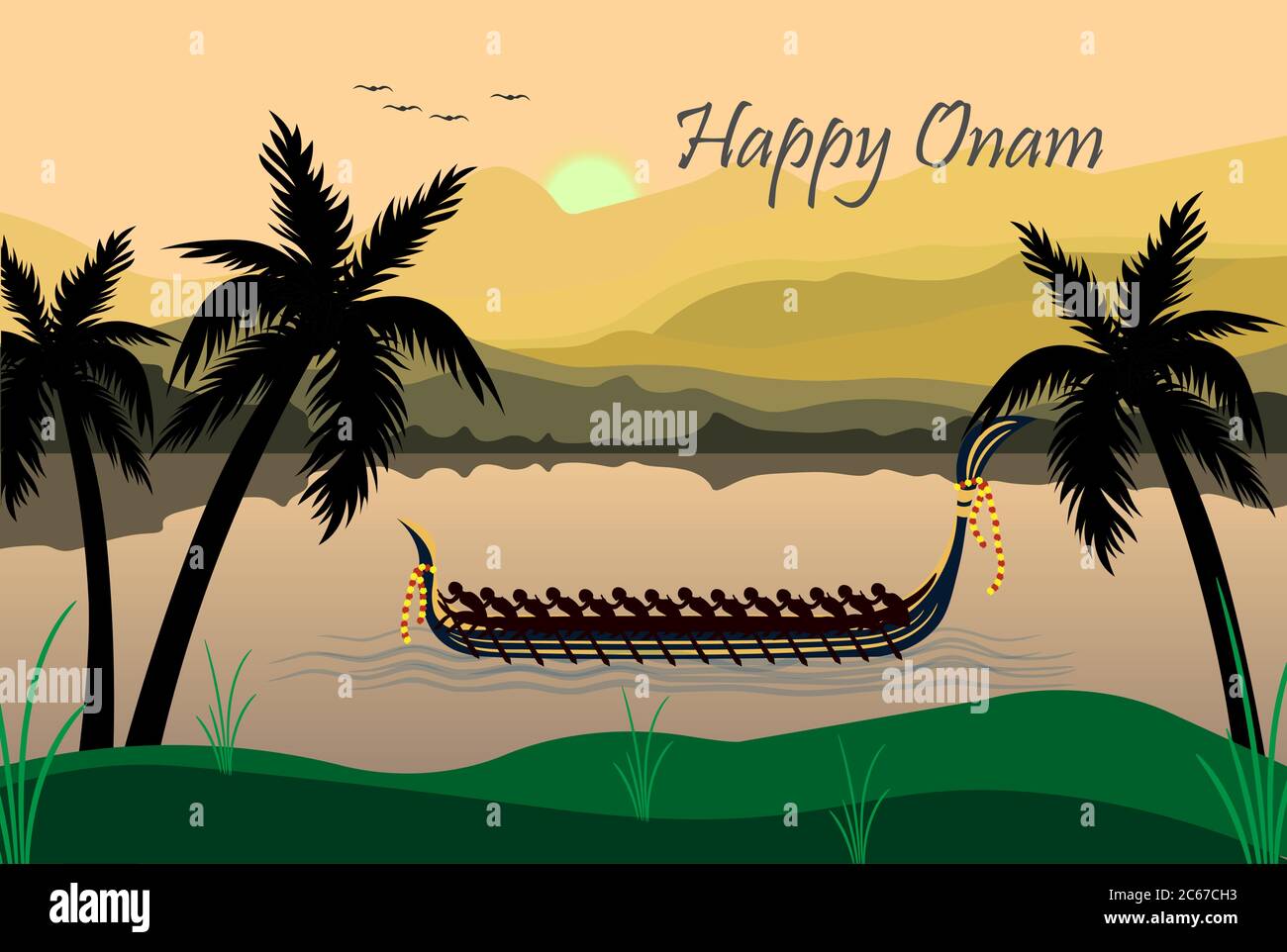 Vallam Stock Vector Images - Alamy
