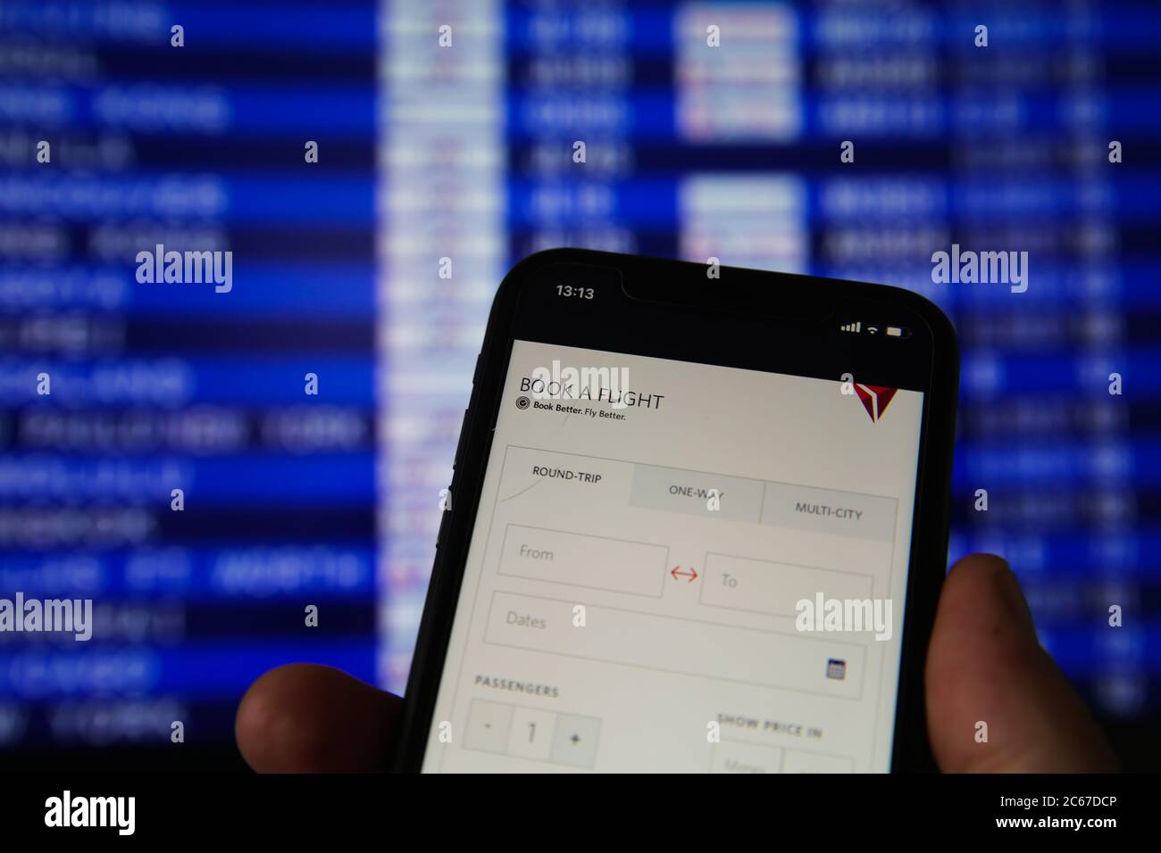 Fly delta app logo hi-res stock photography and images - Alamy