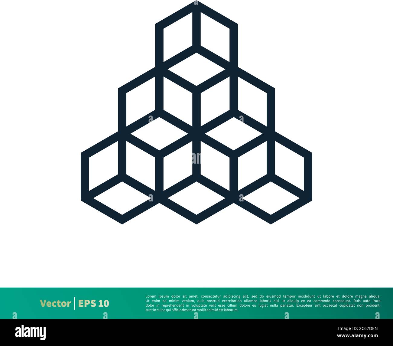 Cubic architecture Stock Vector Images - Alamy