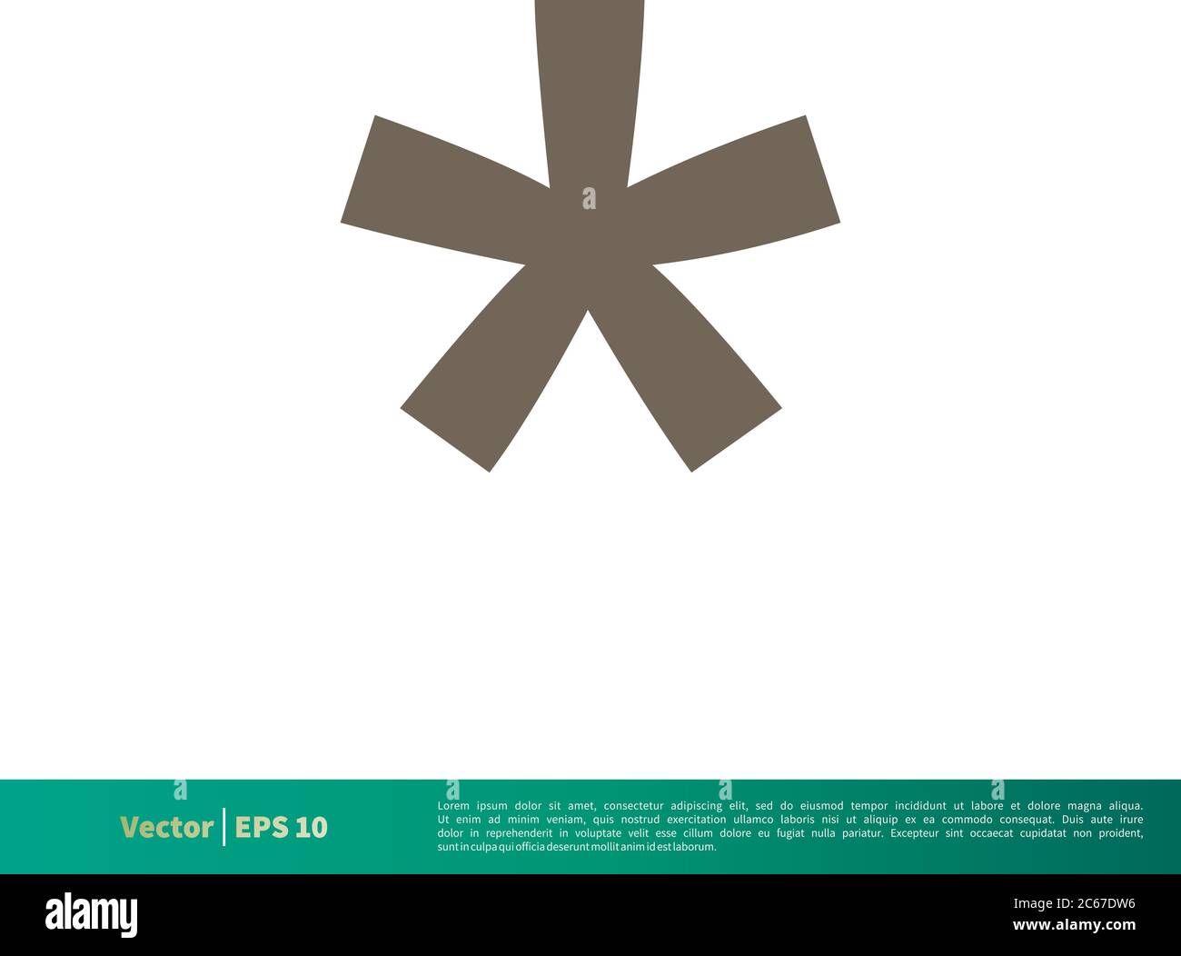 Asterix Icon Vector Logo Template Illustration Design. Editable Vector ...