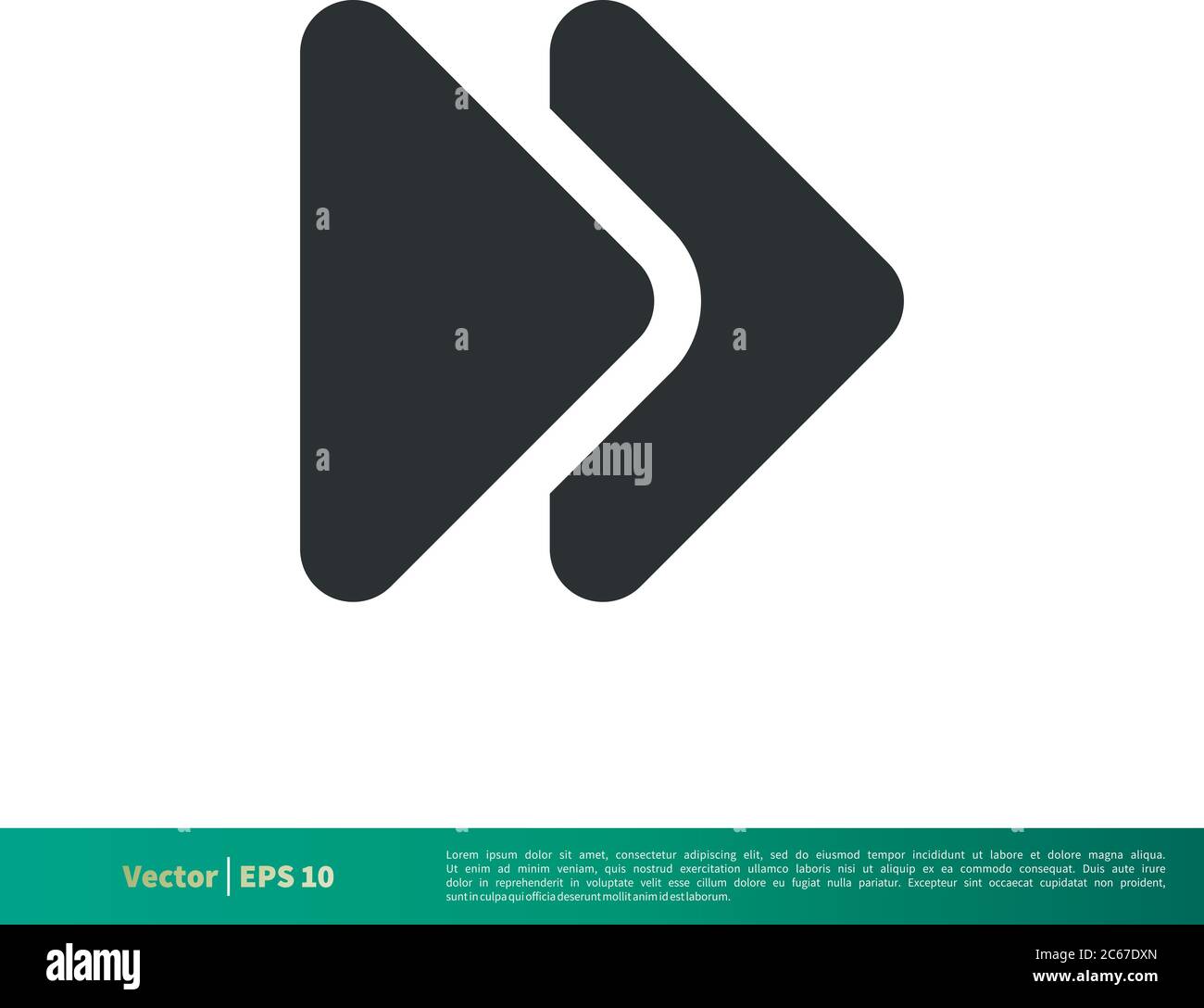 Forward Arrow - UI Icon Vector Logo Template Illustration Design. Editable Vector EPS 10 Stock ...