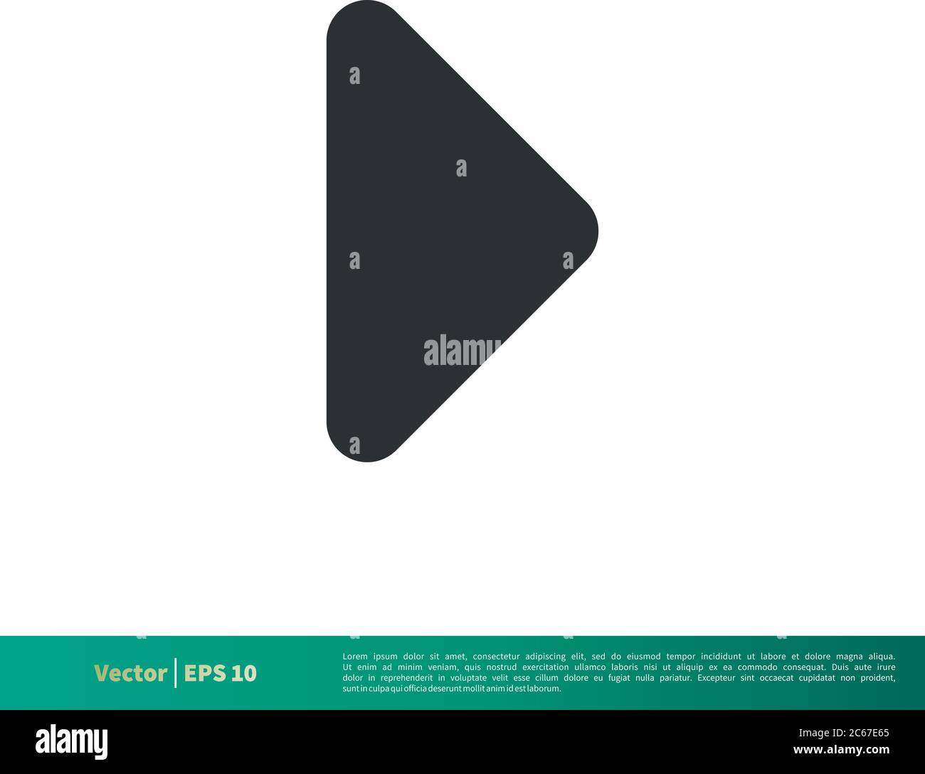 Play Button - UI Icon Vector Logo Template Illustration Design ...