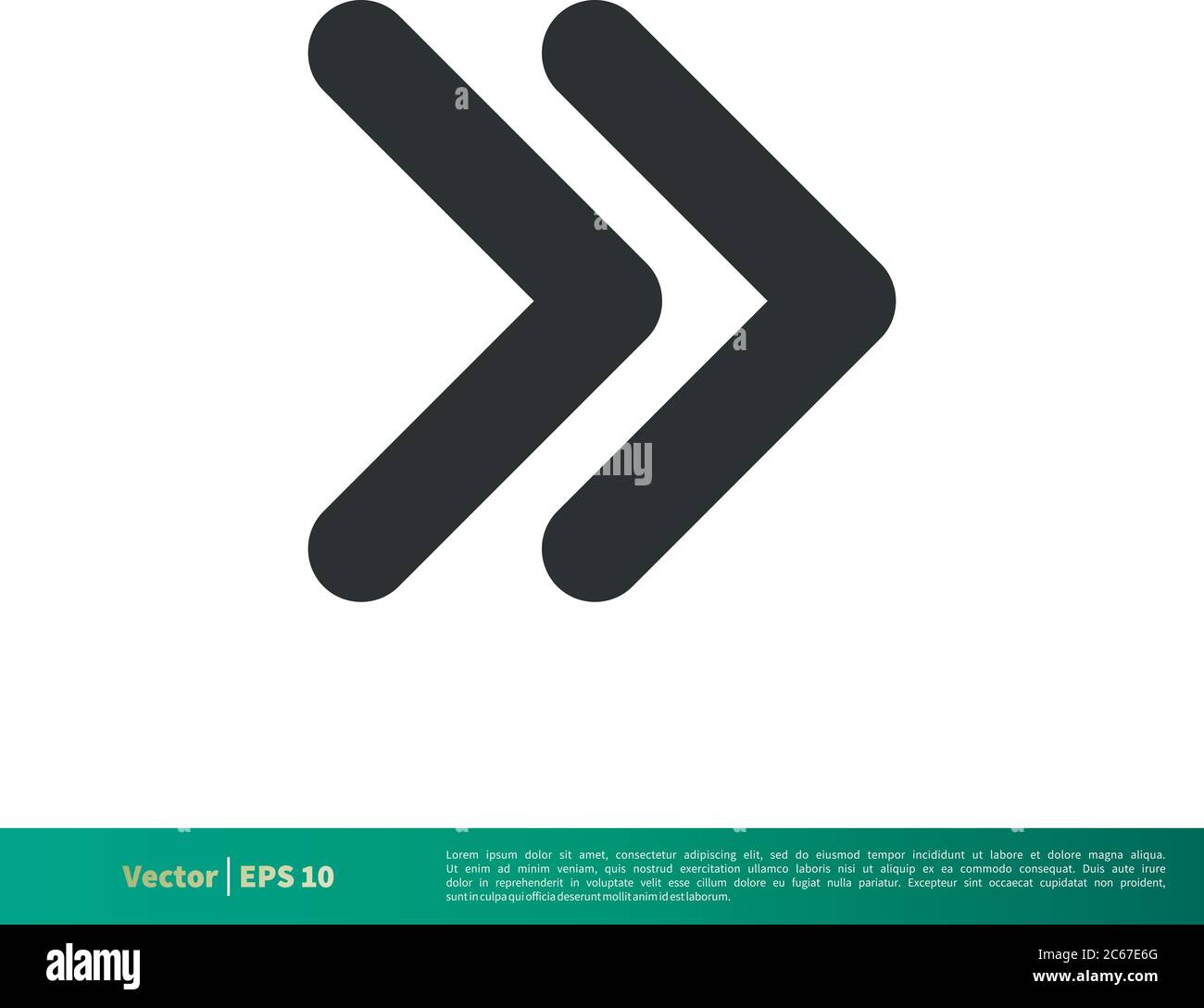 Forward Arrow - UI Icon Vector Logo Template Illustration Design. Editable Vector EPS 10 Stock ...