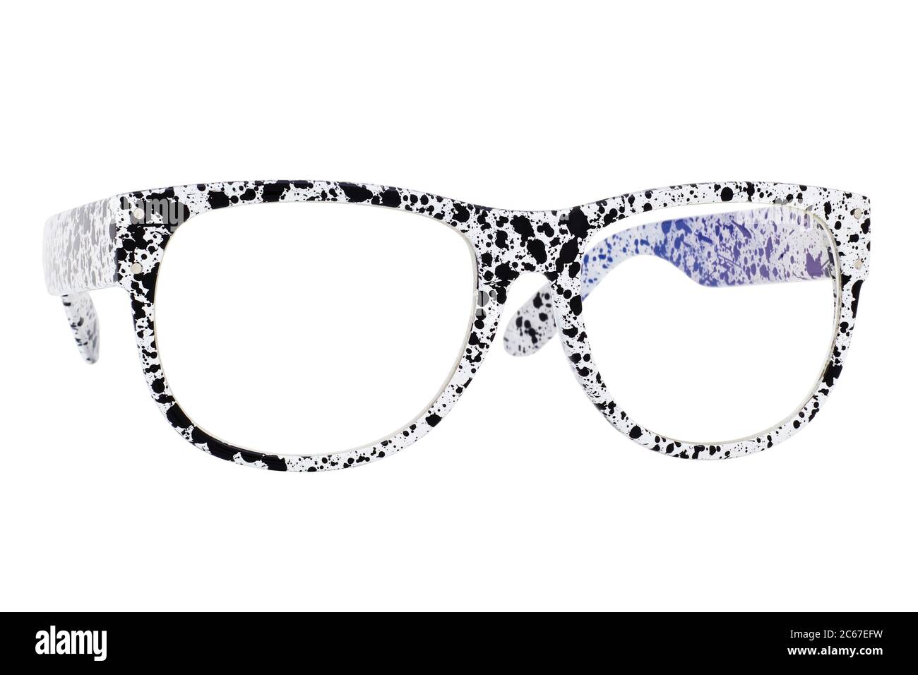 Glasses with transperent lenses isolated on white background Stock ...