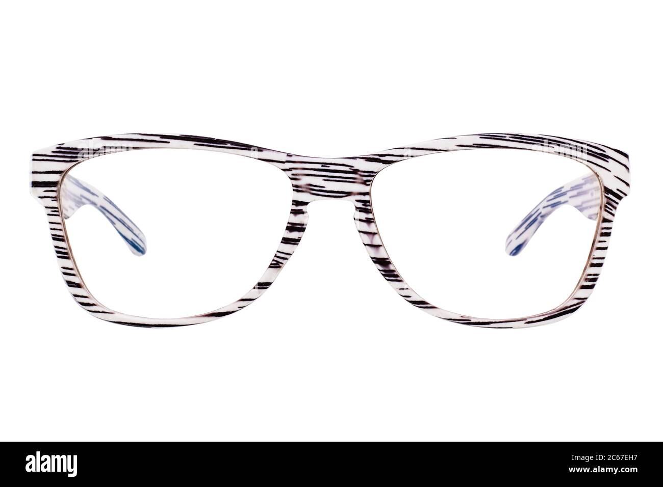 Glasses with transperent lenses isolated on white background Stock ...