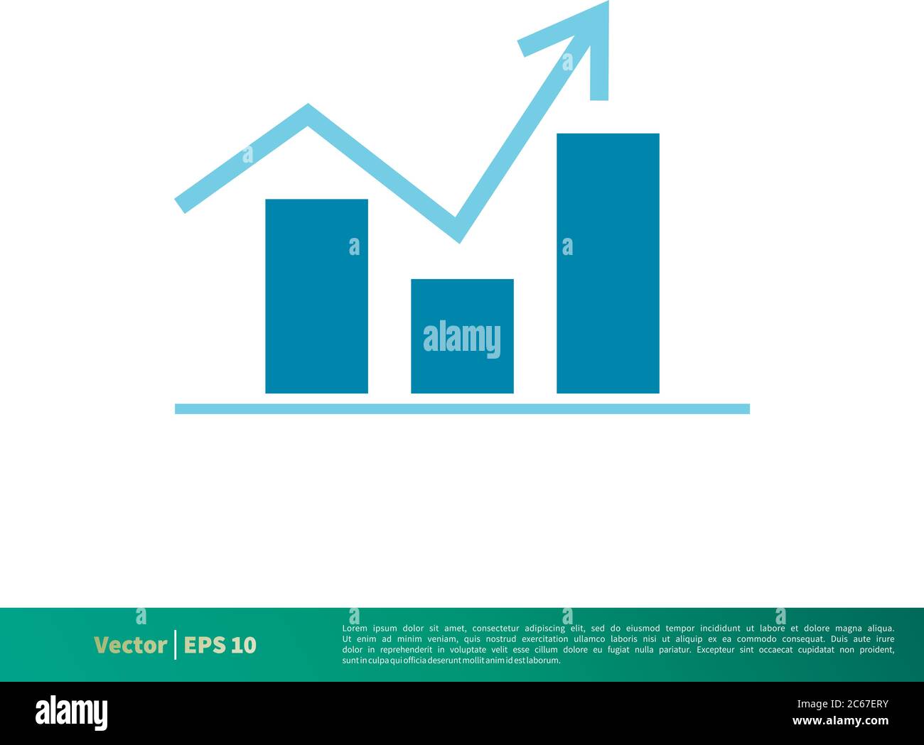 Graphic Chart Finance, Stock Exchange Icon Vector Logo Template ...