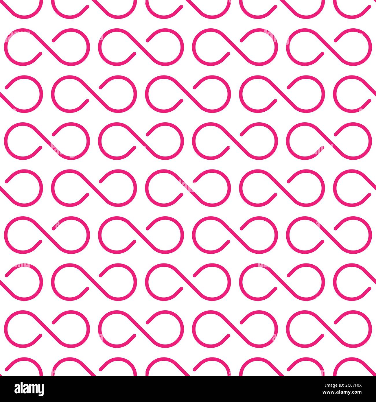 Infinity pattern. Geometric seamless pattern. Wavy geometric texture ...