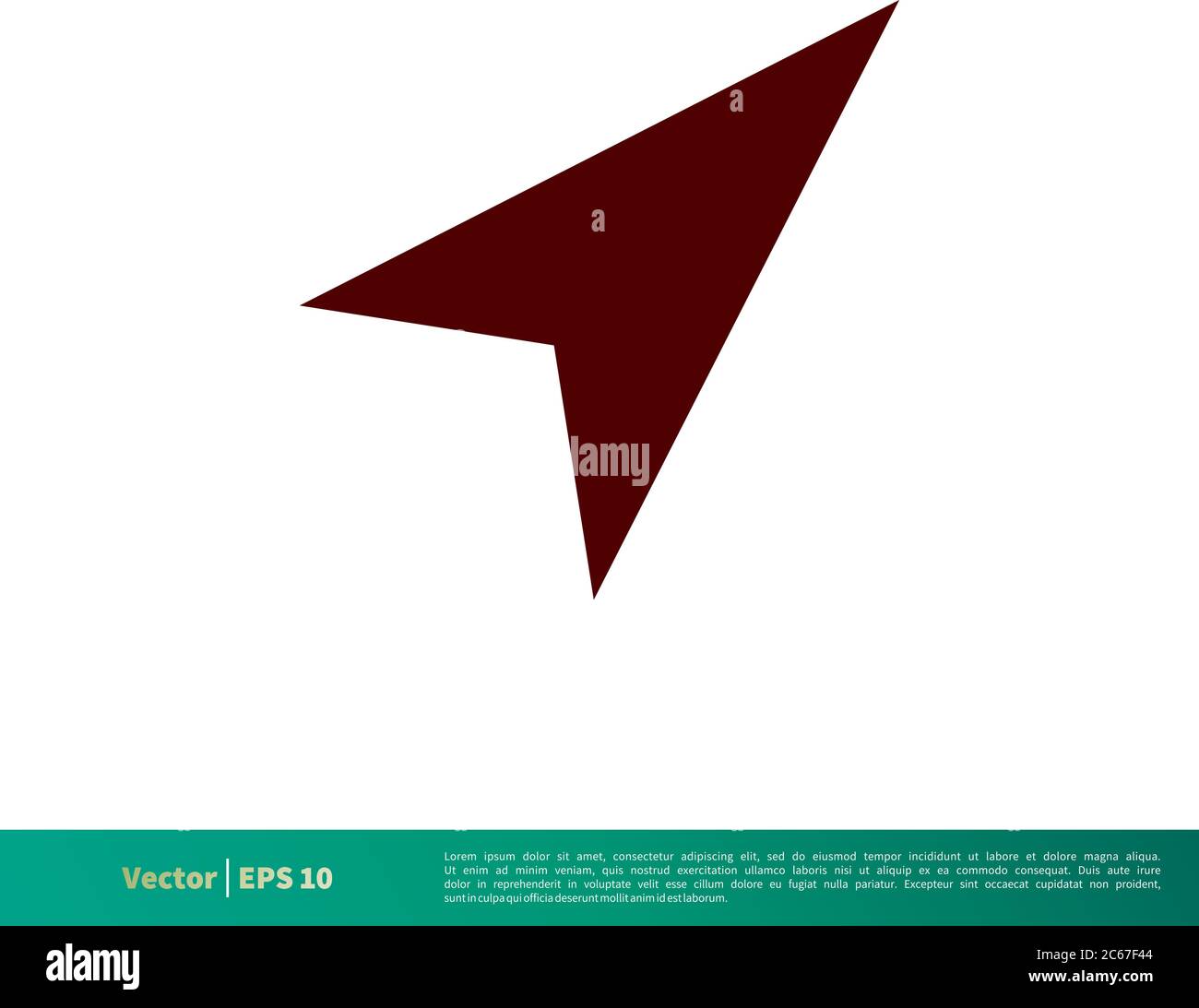 Aircraft symbol and arrow Stock Vector Images - Alamy