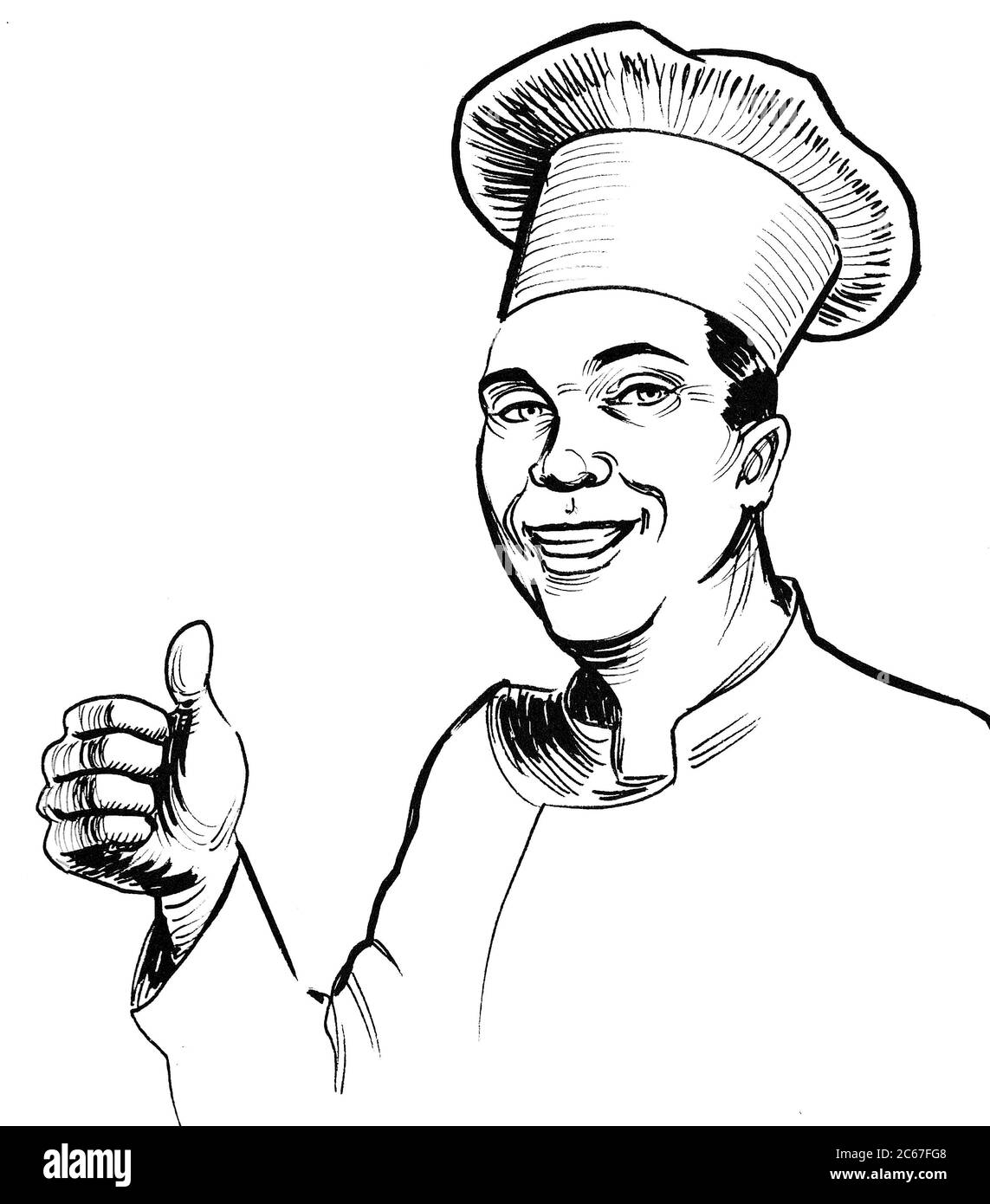 Big cook Black and White Stock Photos & Images - Alamy