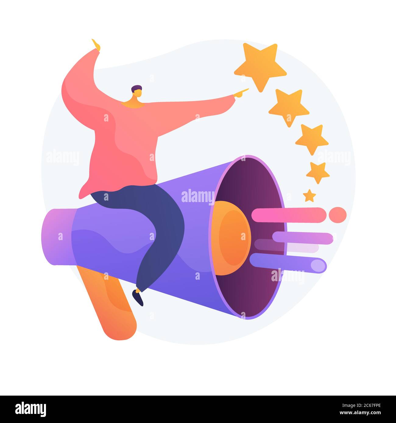 PR and marketing campaign vector concept metaphor Stock Vector Image ...