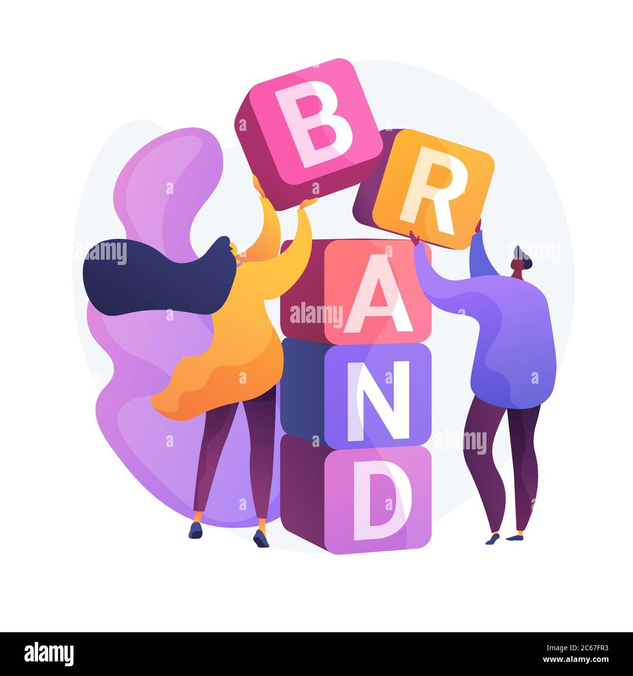 Product brand building vector concept metaphor Stock Vector Image & Art ...