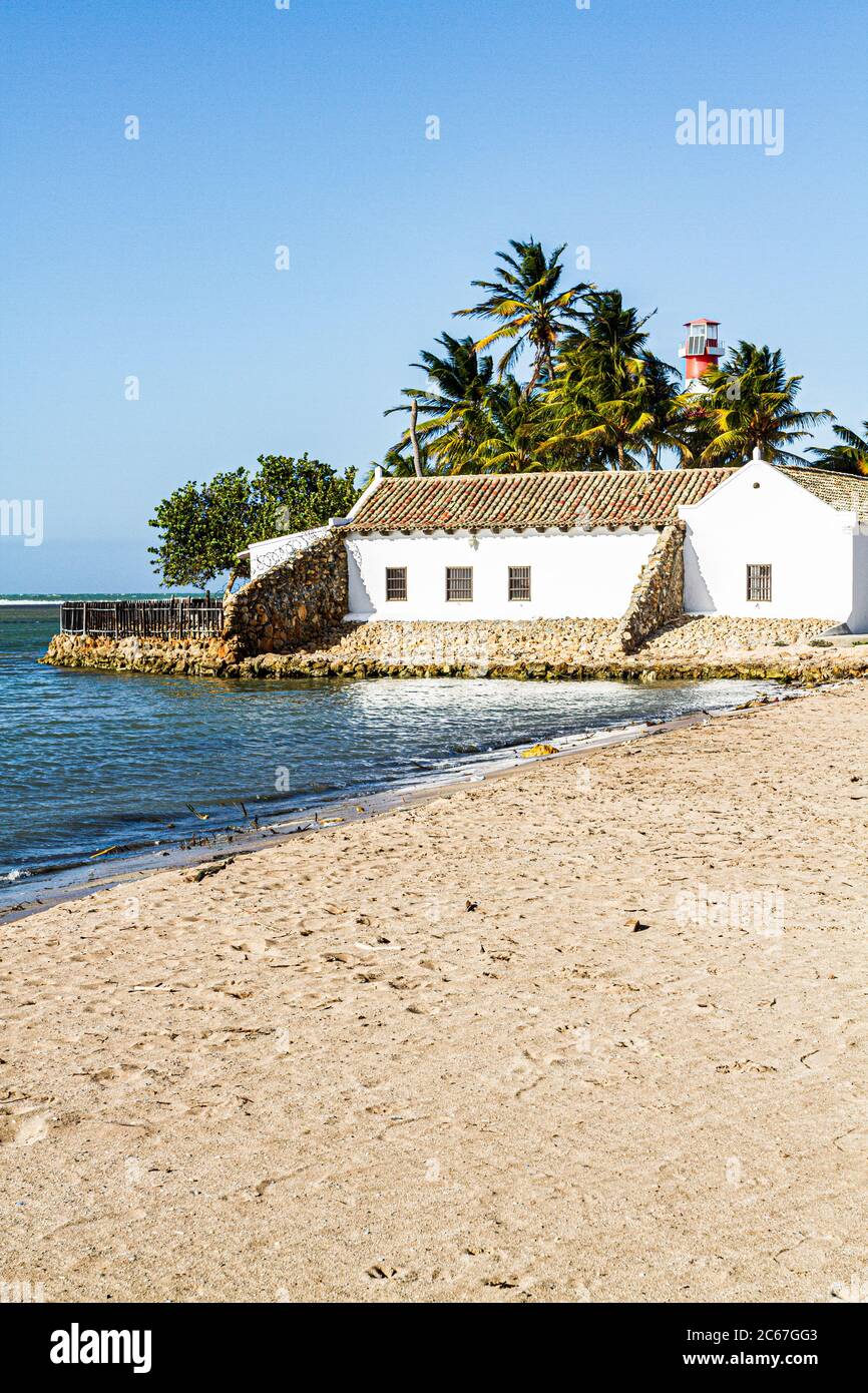 Colonial building in Adicora Beach. Falcon, Falcon State, Venezuela ...