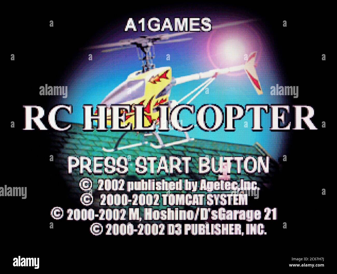RC Helicopter - Sony Playstation 1 PS1 PSX - Editorial use only Stock ...