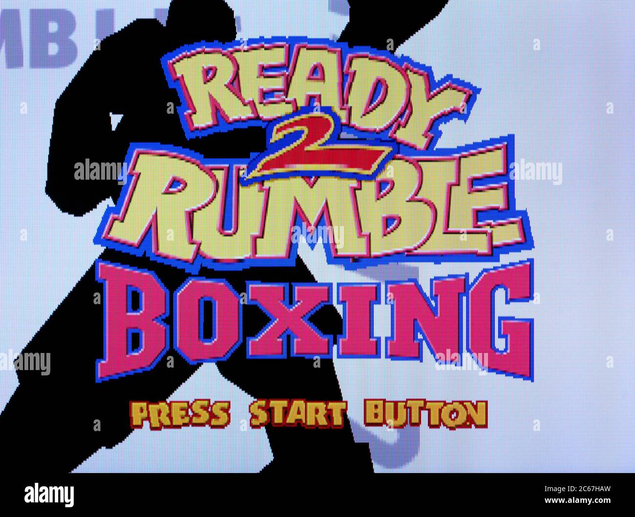 Ready 2 Rumble Boxing - Sony Playstation 1 PS1 PSX - Editorial use only ...