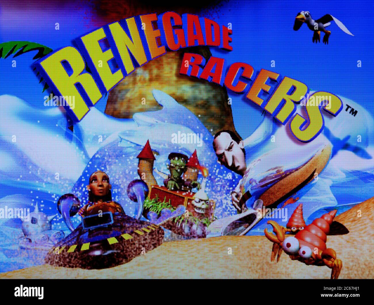Renegade Racers - Sony Playstation 1 PS1 PSX - Editorial use only Stock ...