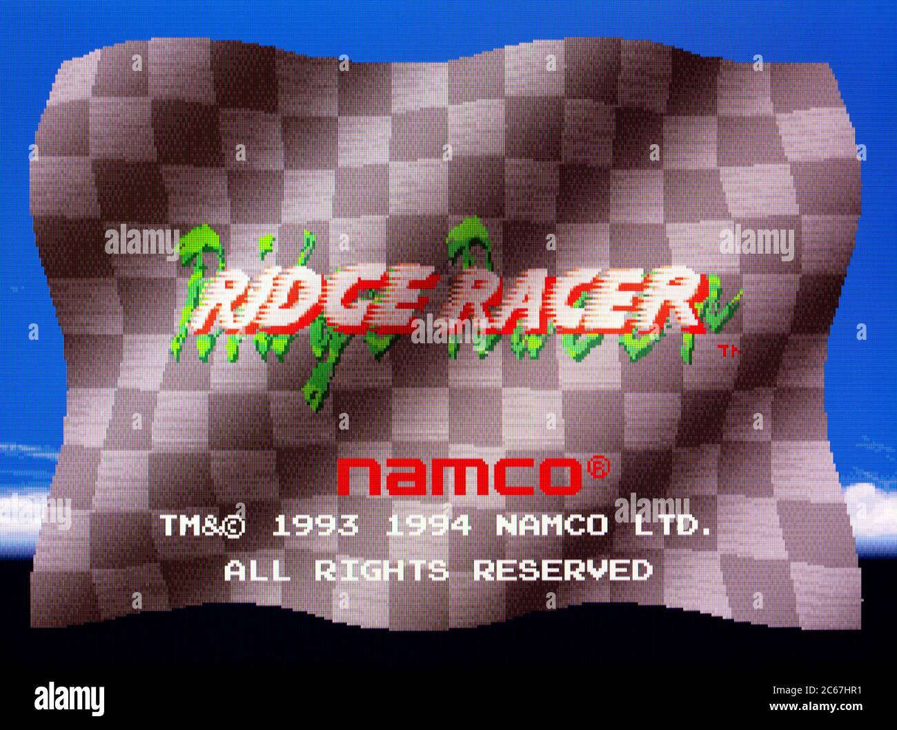 Ridge Racer - Sony Playstation 1 PS1 PSX - Editorial use only Stock ...