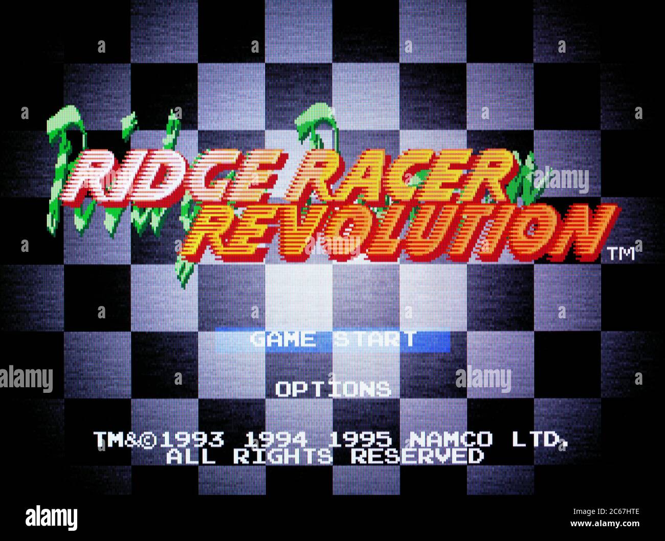 Ridge Racer Revolution - Sony Playstation 1 PS1 PSX - Editorial use ...