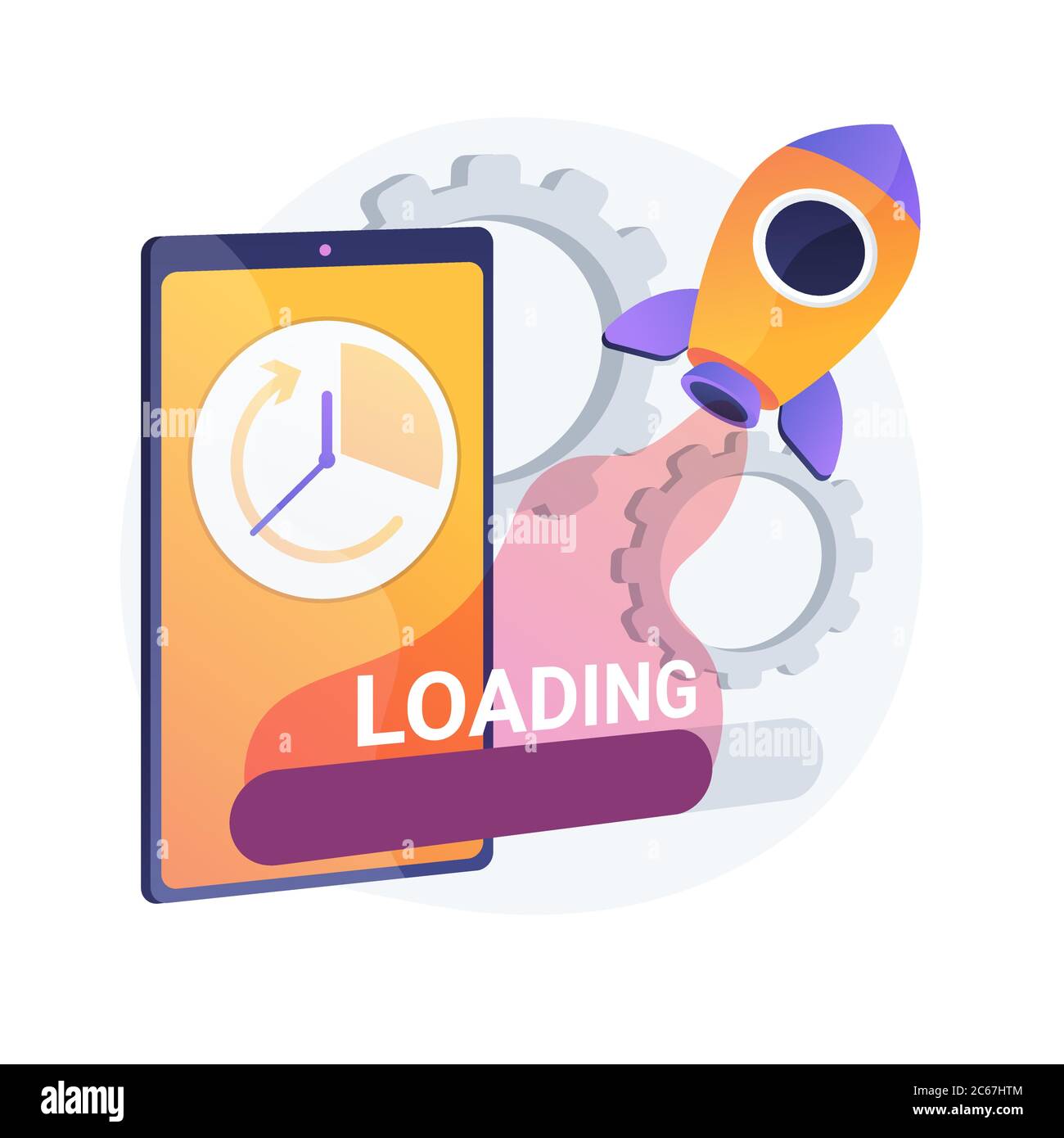 Loading speed Stock Vector Images - Alamy