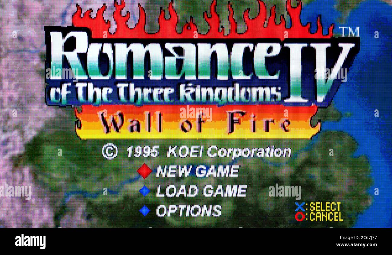 Romance of the Three Kingdoms IV - Wall of Fire - Sony Playstation 1 ...