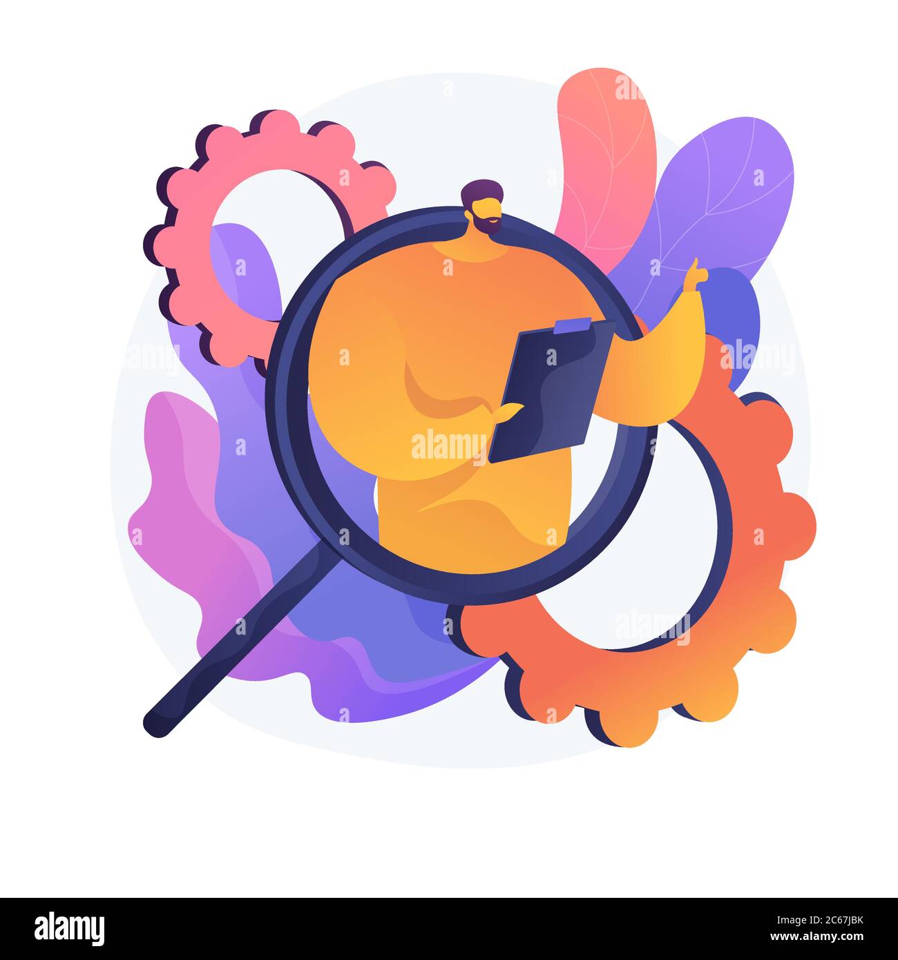 Project management vector concept metaphor Stock Vector Image & Art - Alamy