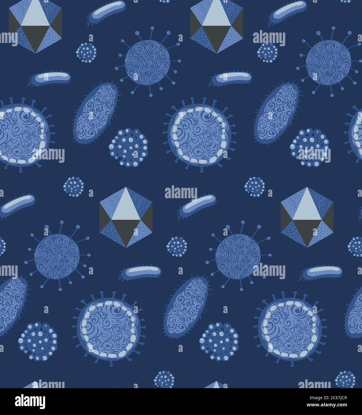 Abstract viruses, microbes and bacteria cells design Stock Vector Image ...