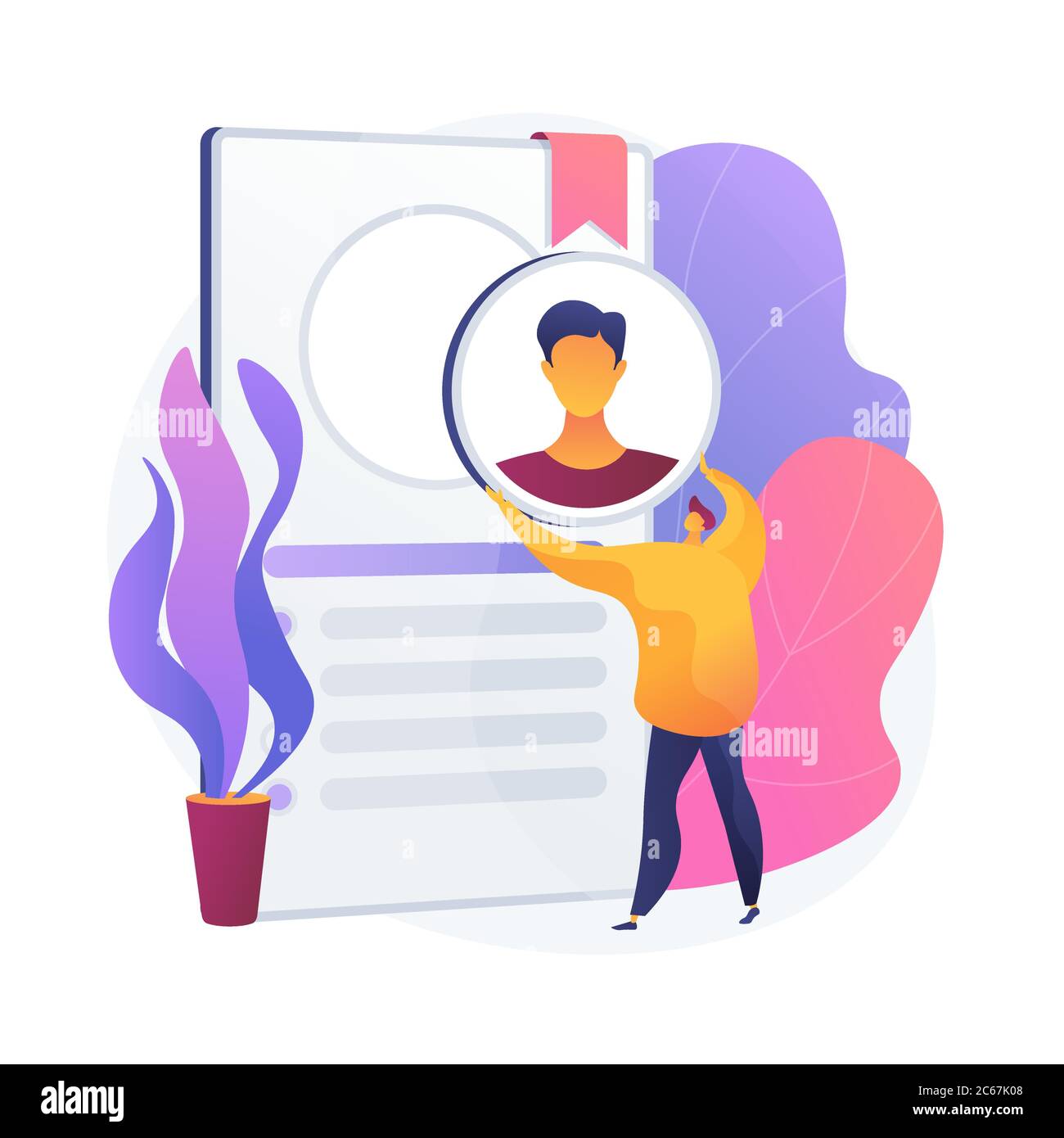 Hiring employee vector concept metaphor Stock Vector Image & Art - Alamy