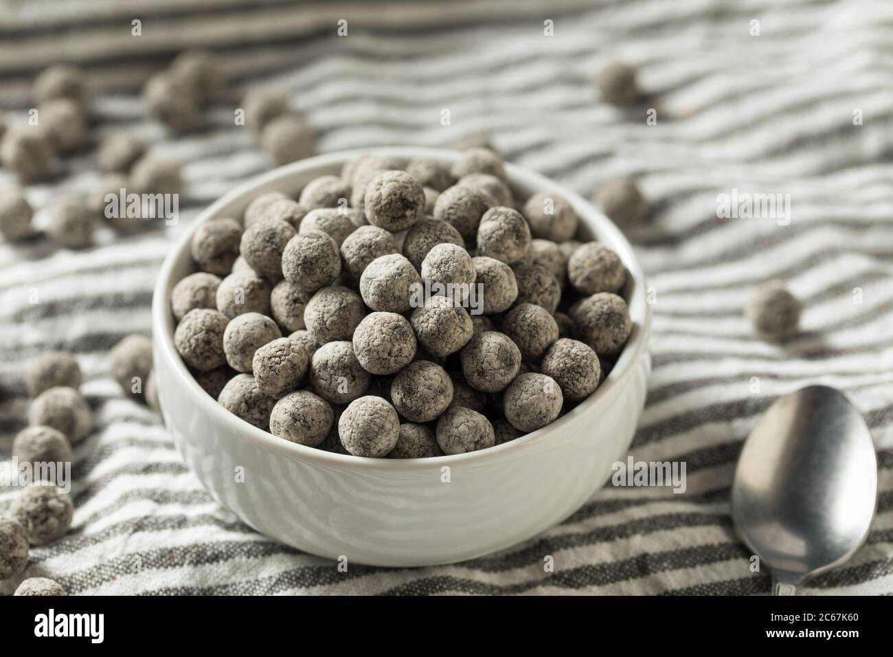 Raw Dry Organic Tapioca Pearl Balls in a Bowl Stock Photo - Alamy