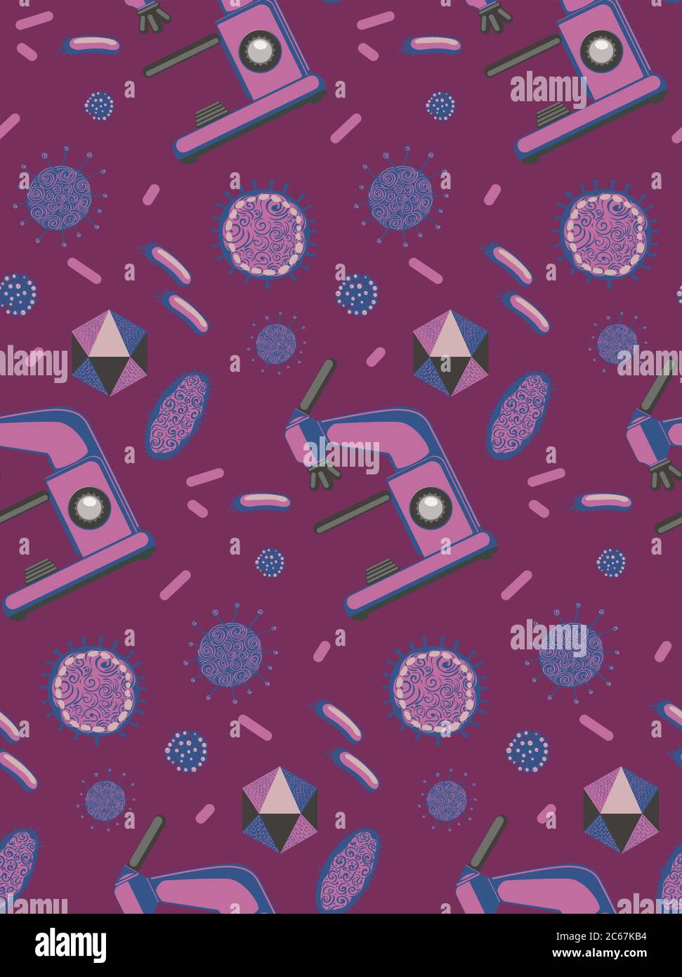 Abstract viruses, microbes and bacteria cells design Stock Vector Image ...