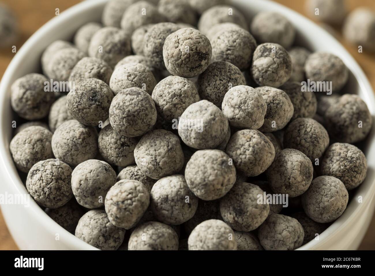 Raw Dry Organic Tapioca Pearl Balls in a Bowl Stock Photo - Alamy