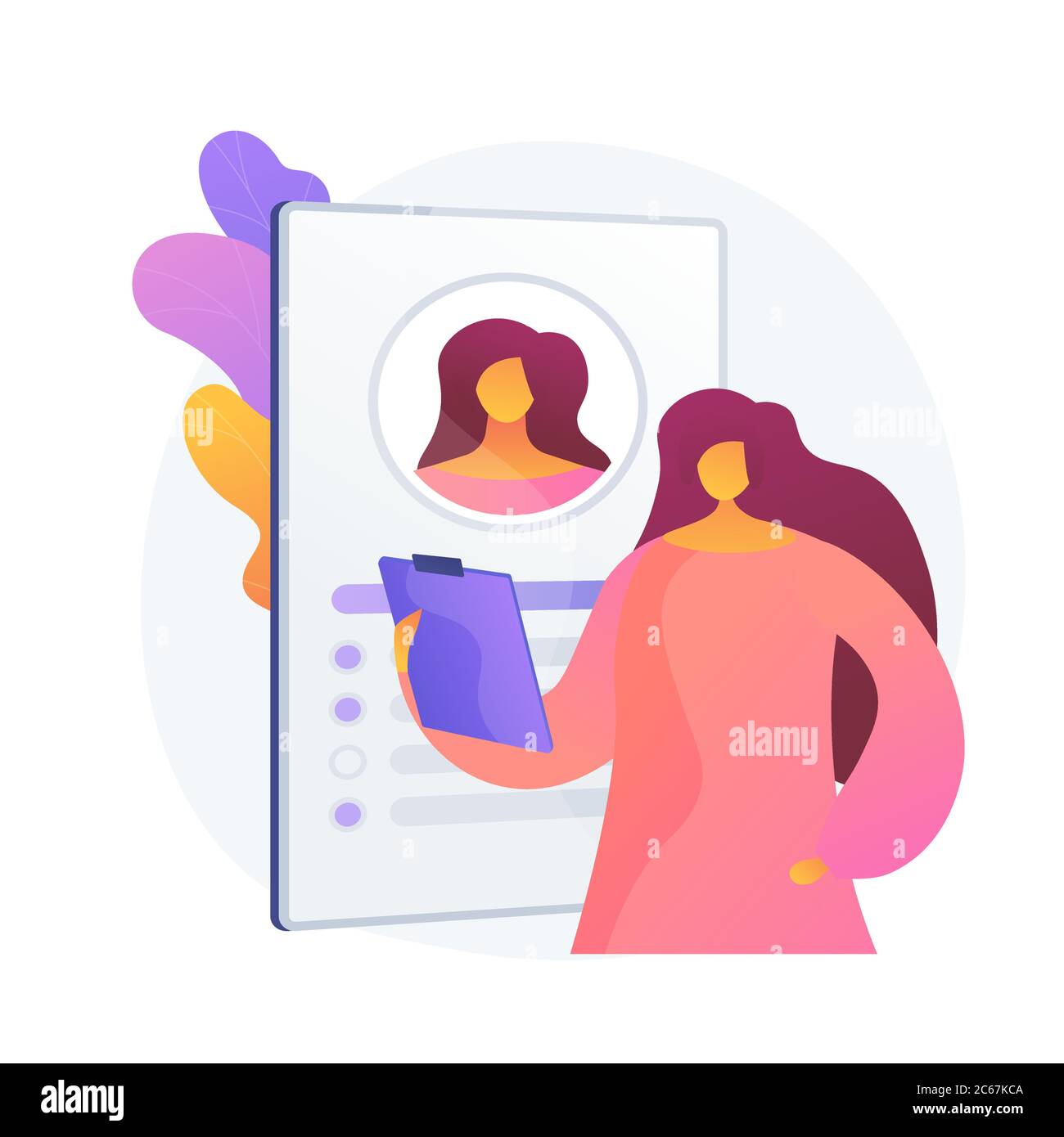 Woman personal profile vector concept metaphor Stock Vector Image & Art ... Woman personal profile vector concept metaphor Stock Vector Image & Art ...