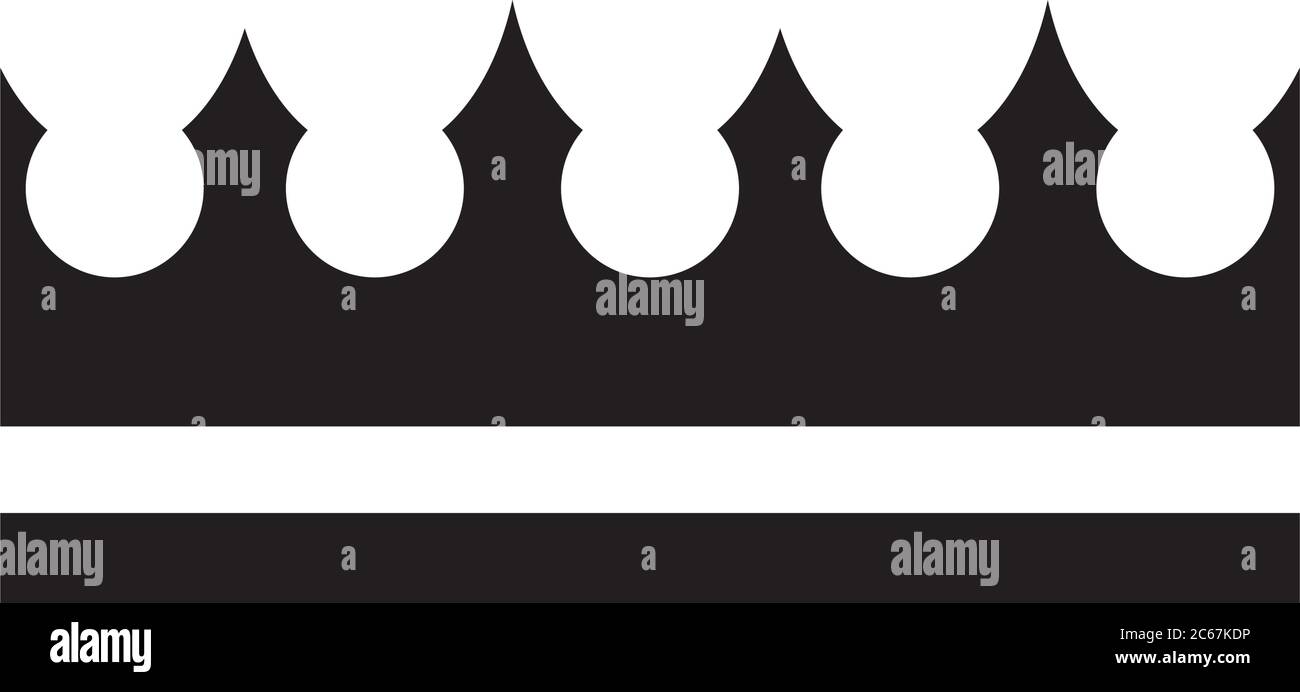 royal crown of duke silhouette style icon vector illustration design ...