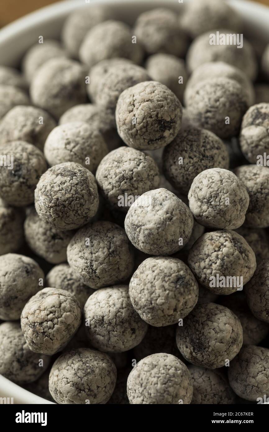 Raw Dry Organic Tapioca Pearl Balls in a Bowl Stock Photo - Alamy