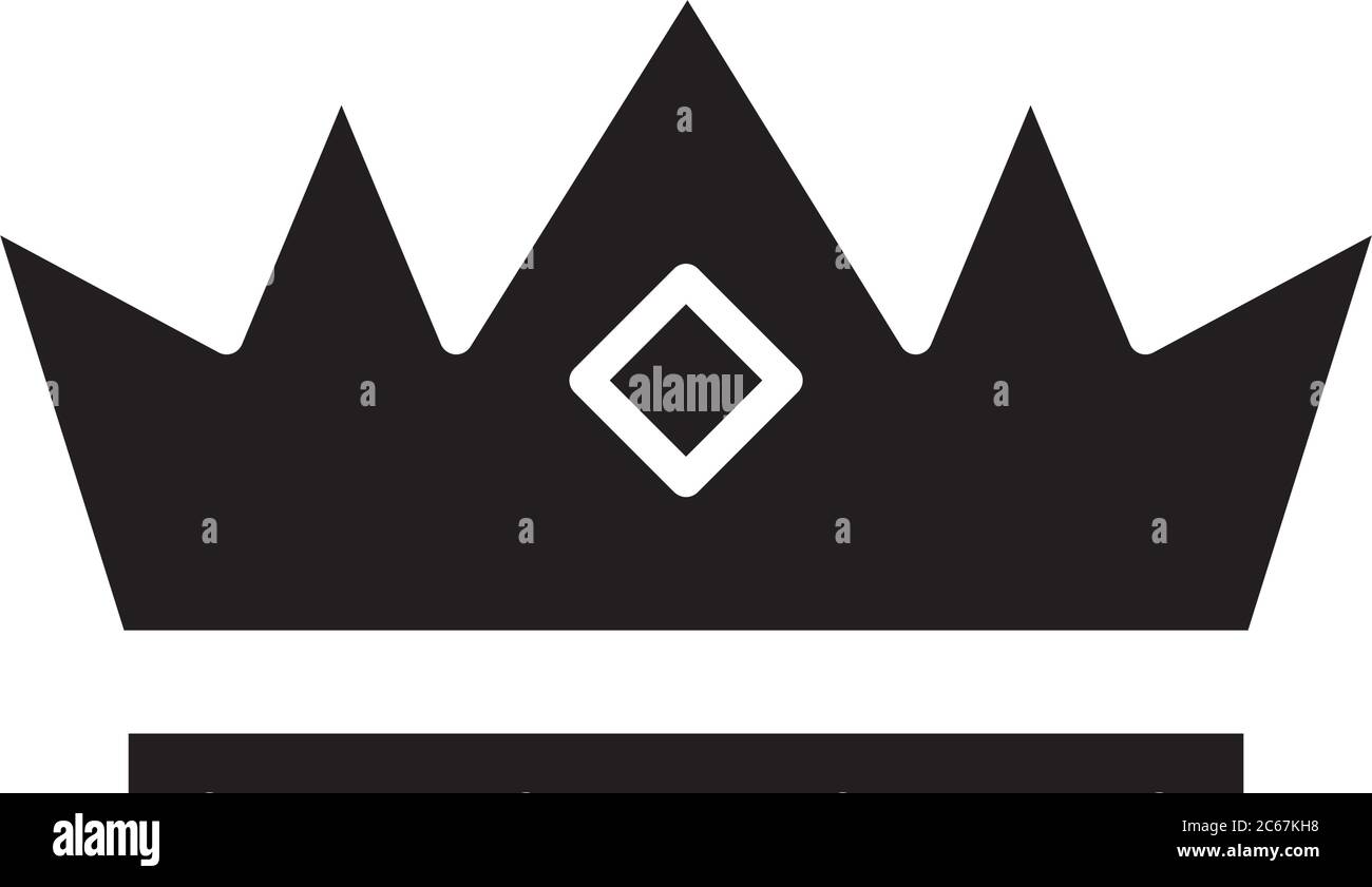 royal crown of duke silhouette style icon vector illustration design ...