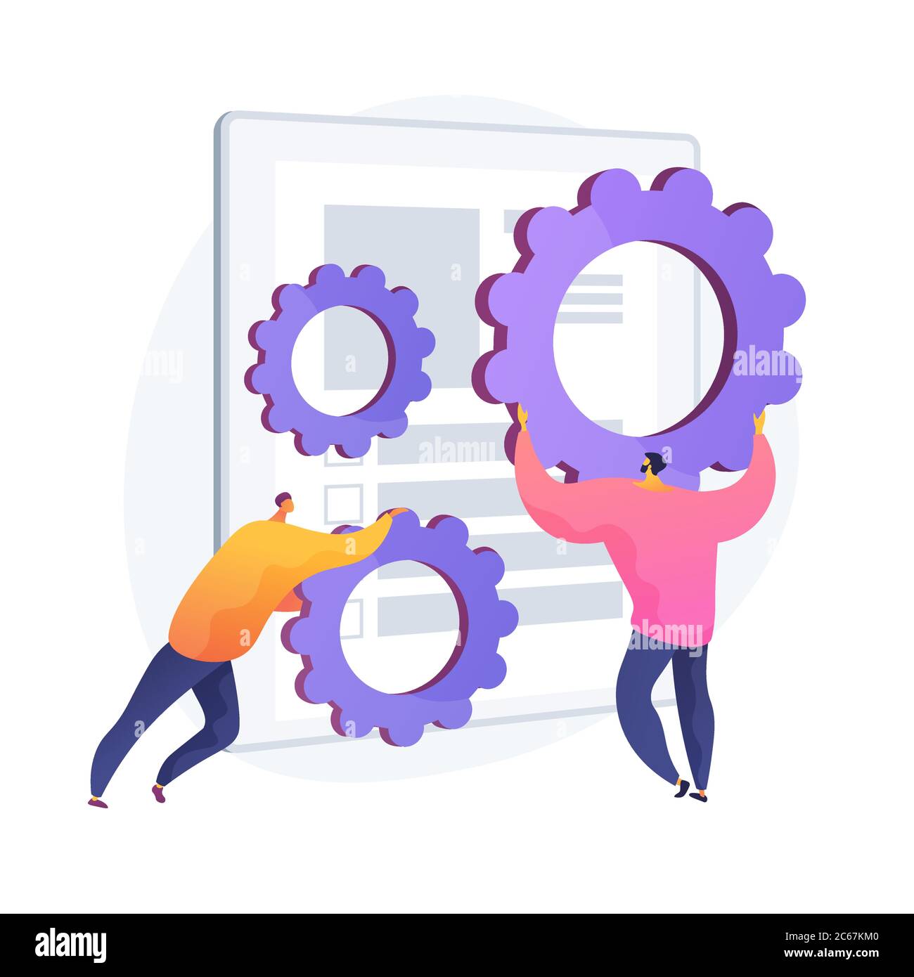 Program settings vector concept metaphor Stock Vector Image & Art - Alamy